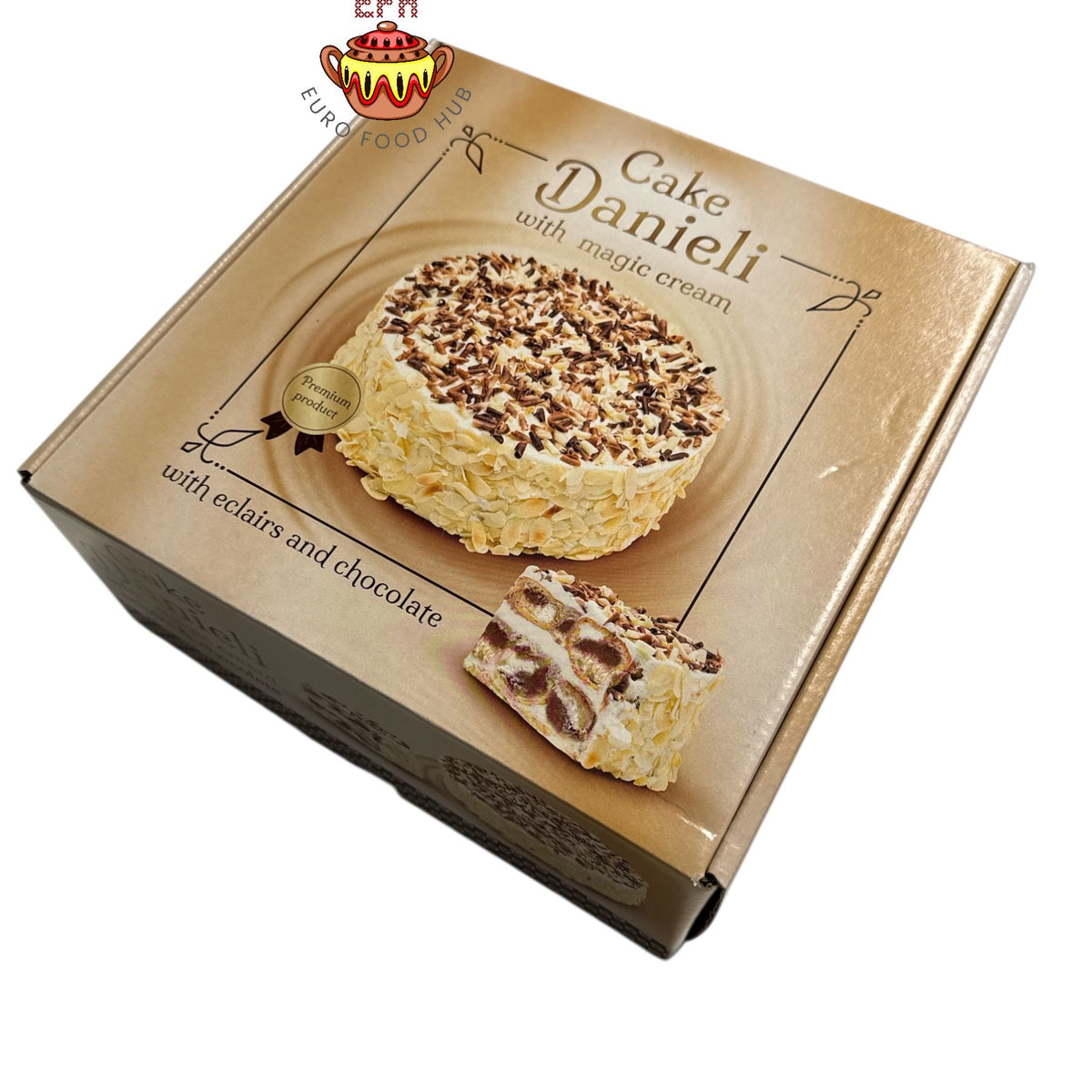 Bulgarian Cake DANIELI - Torta - with Magic Cream & Eclairs — Euro Food ...