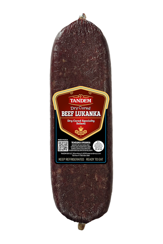 BEEF LUKANKA - Tandem - Dry Cured Premium Salami — Euro Food Hub, LLC