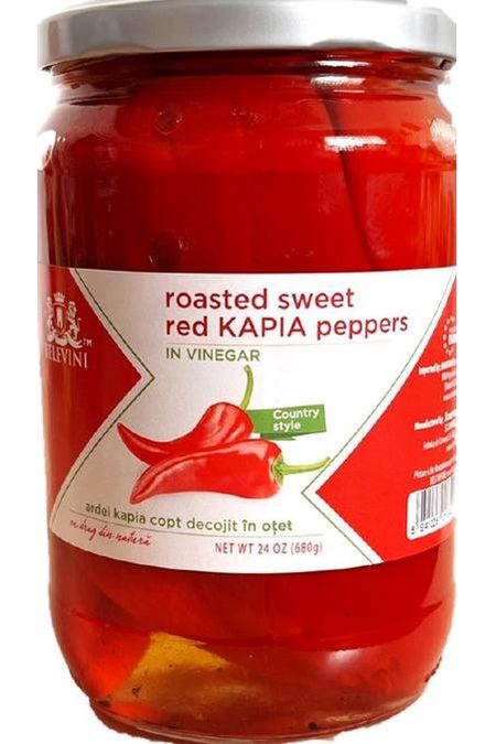 BELEVINI - Roasted Sweet Red KAPIA Peppers in Vinegar - 680g — Euro ...