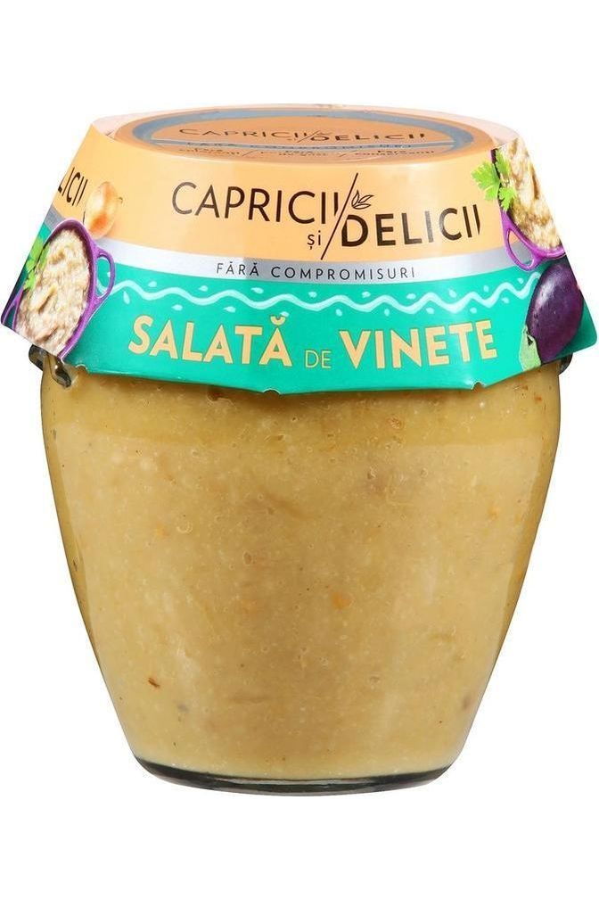 Capricii Si Delicii - Eggplant SALAD - 550g — Euro Food Hub, LLC
