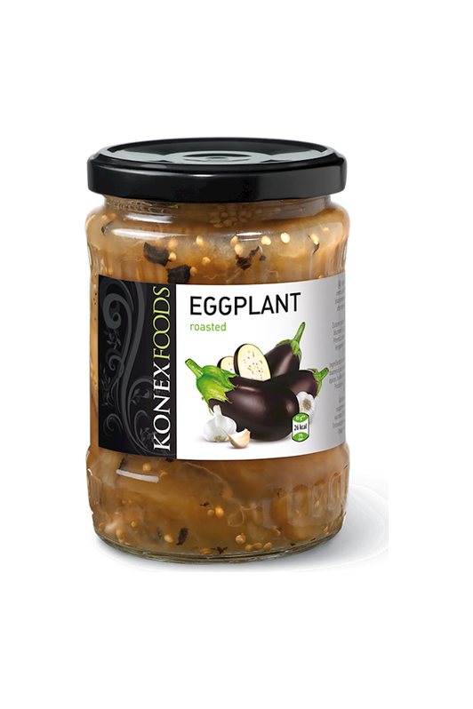 KONEX Foods - Roasted Eggplants - 530g — Euro Food Hub, LLC