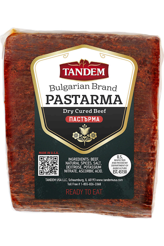 Bulgarian Traditional Dry Cured Beef Filet - PASTARMA - Tandem — Euro ...