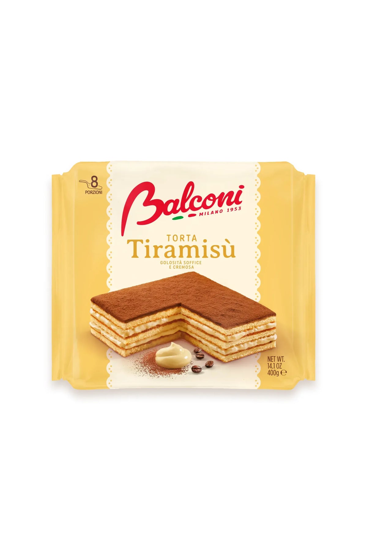 Balconi - TORTA TIRAMISU - Sponge Cake - 400g — Euro Food Hub, LLC