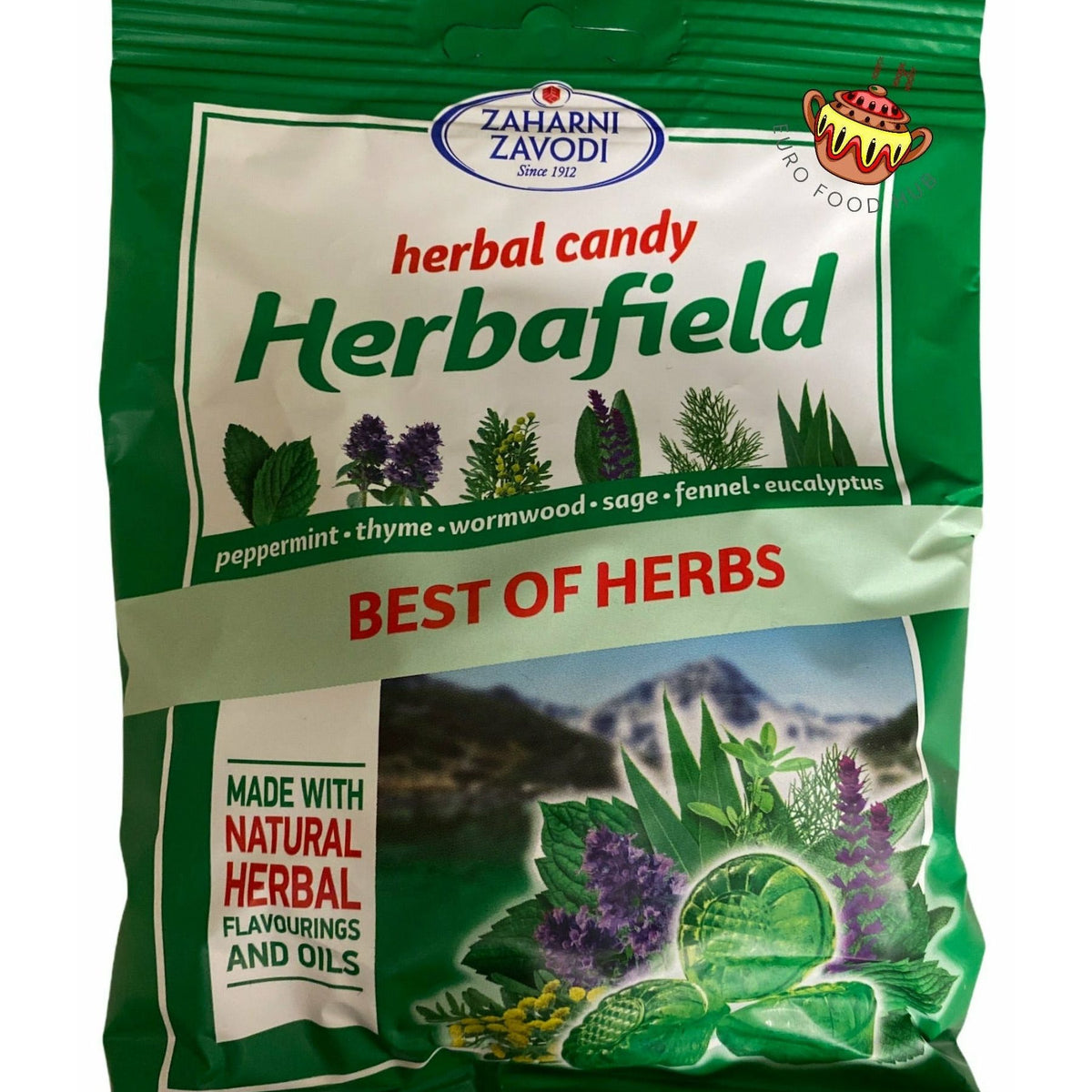 Herbafield - LUKCHETA - Hard Candy Mints - Herbal — Euro Food Hub, LLC