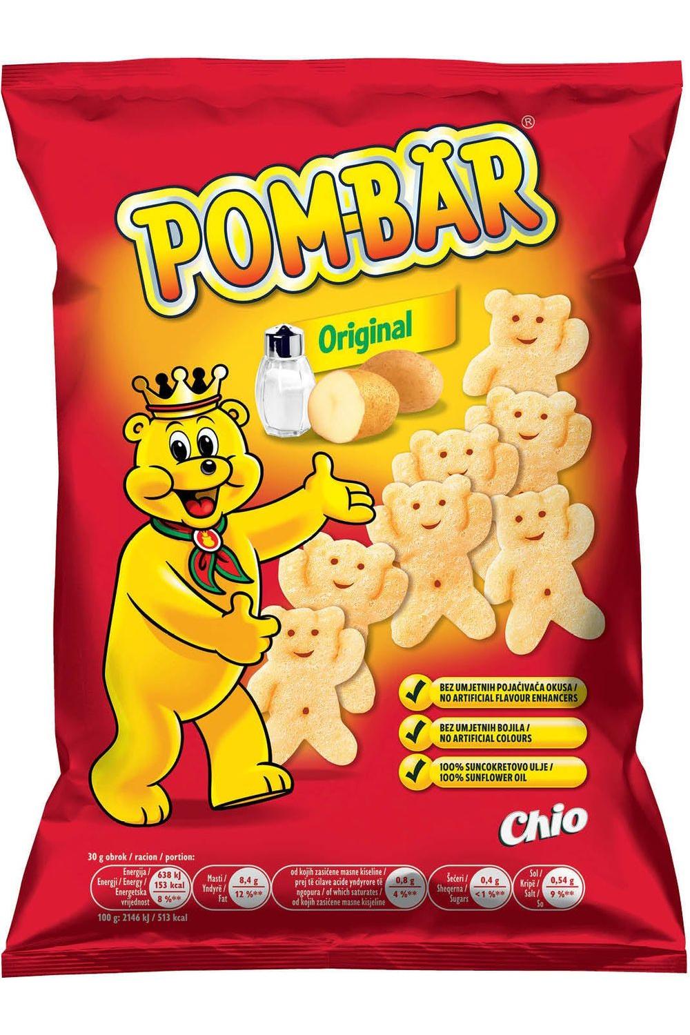 Pom Bar bear shaped potato Chip chio Bulgarian Romanian Food Boston ...